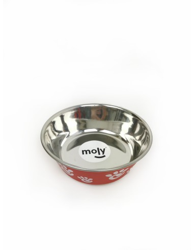 Comedero Antideslizante Acero Draw 14,5 cm para Perros